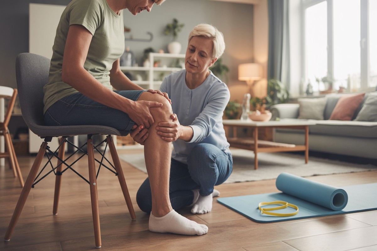 Séances de kiné après prothèse du genou : combien prévoir